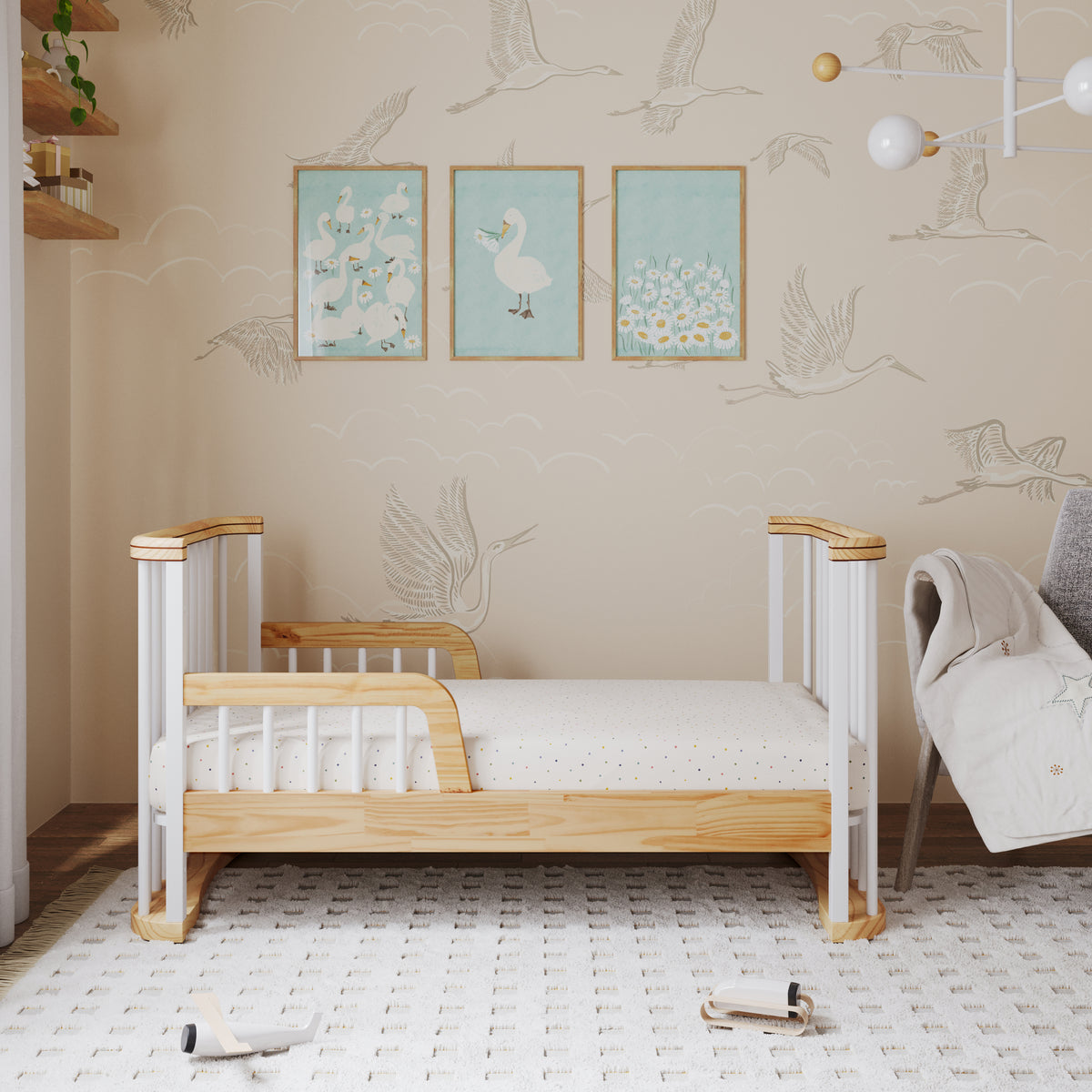 The Cloud Crib | Modern Convertible Crib | Nestig