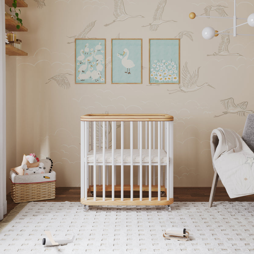 The Cloud Crib | Modern Convertible Crib | Nestig