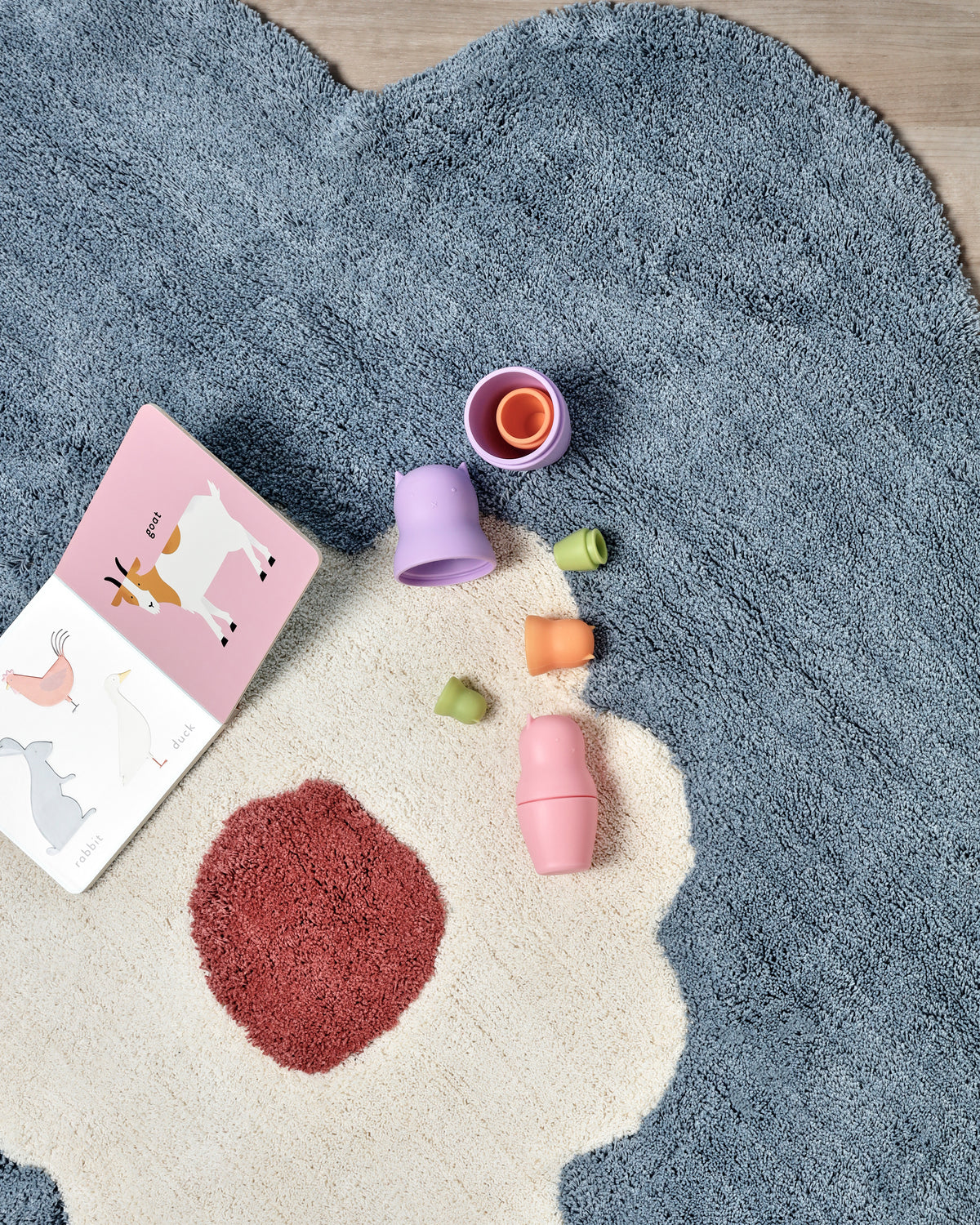 Bloom Rug | Washable Organic Cotton Rug | Nestig