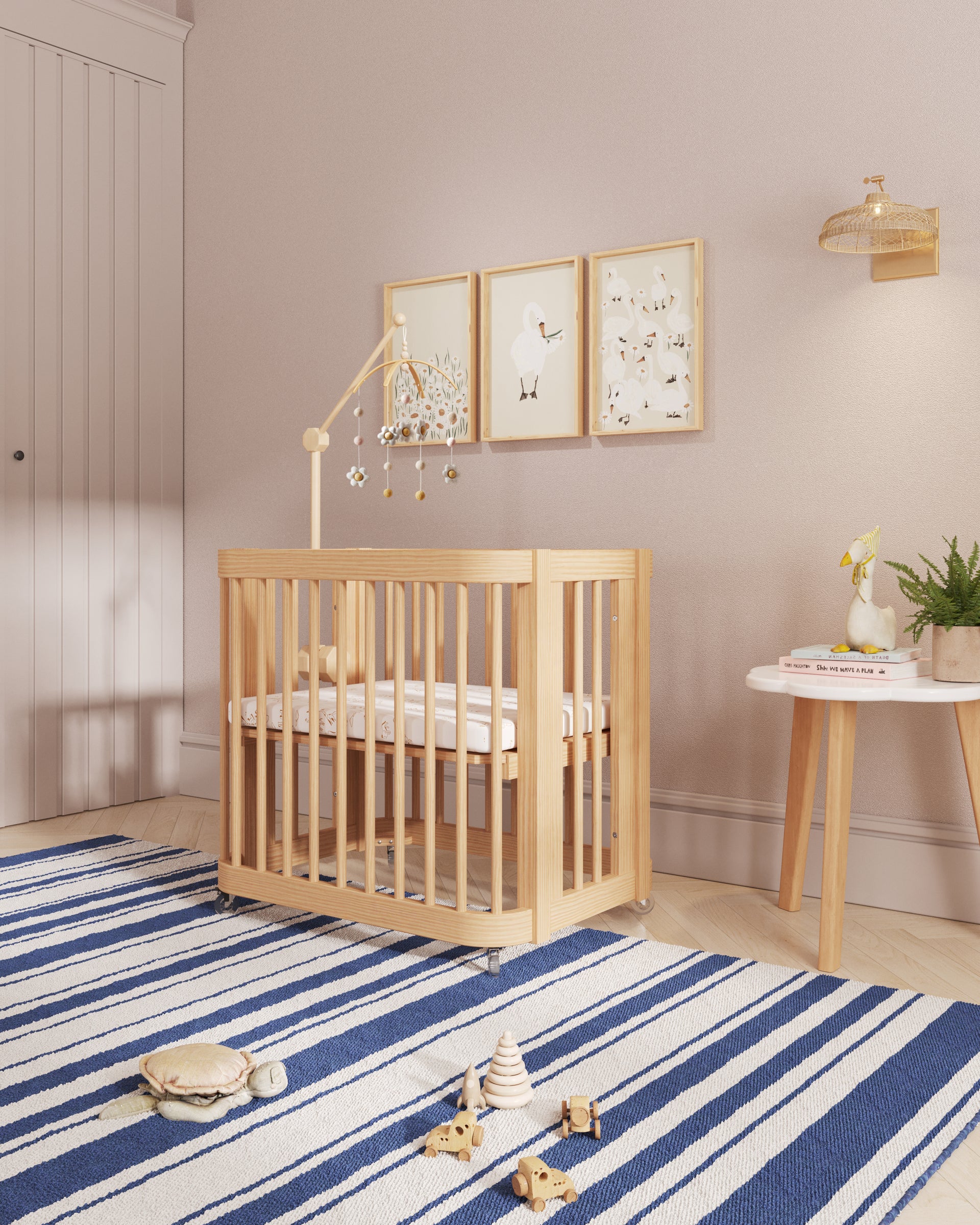 The Wave Crib | Convertible Crib To Toddler Bed | Nestig