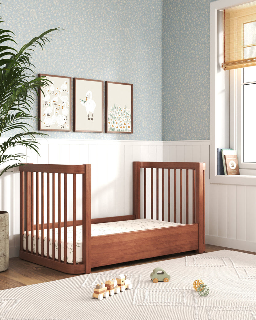 The Wave Crib | Convertible Crib To Toddler Bed | Nestig