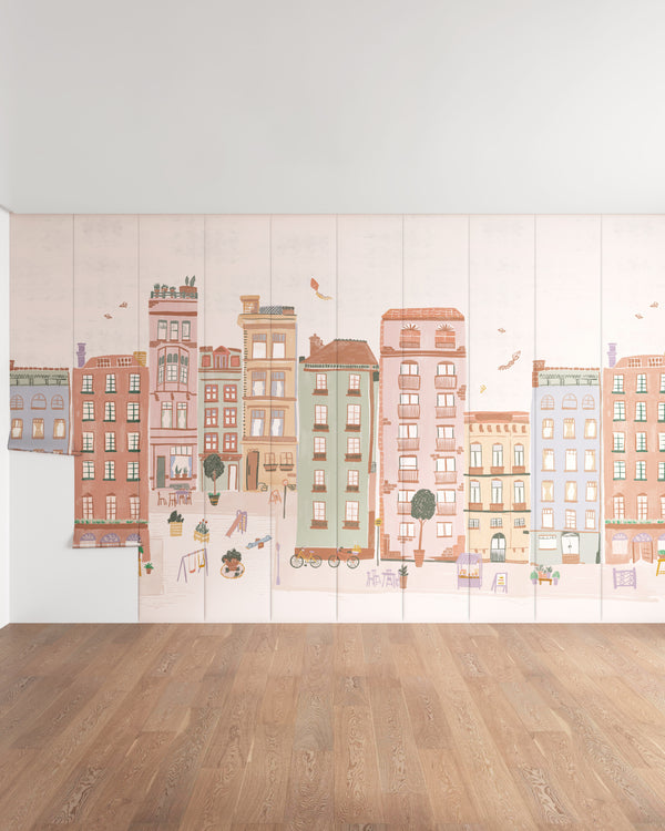 Block Party Wall Mural