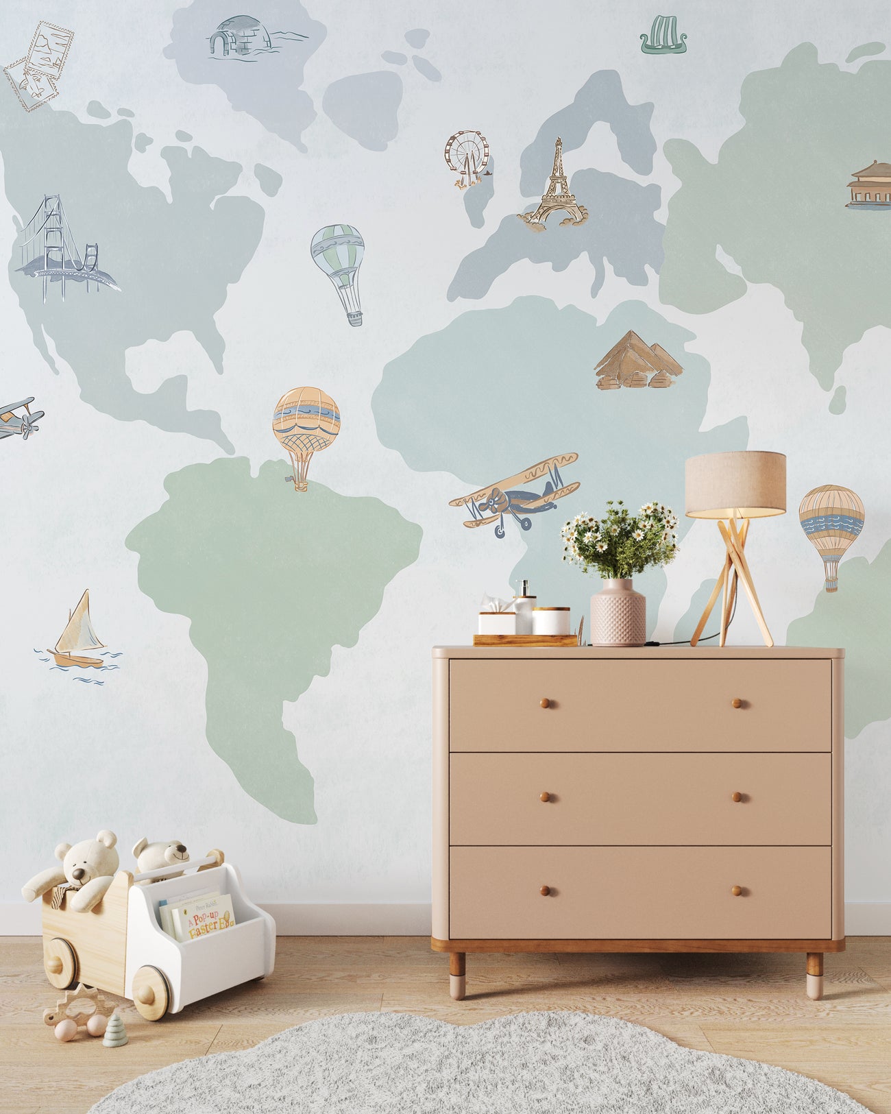 Our World Wall Mural | Nestig