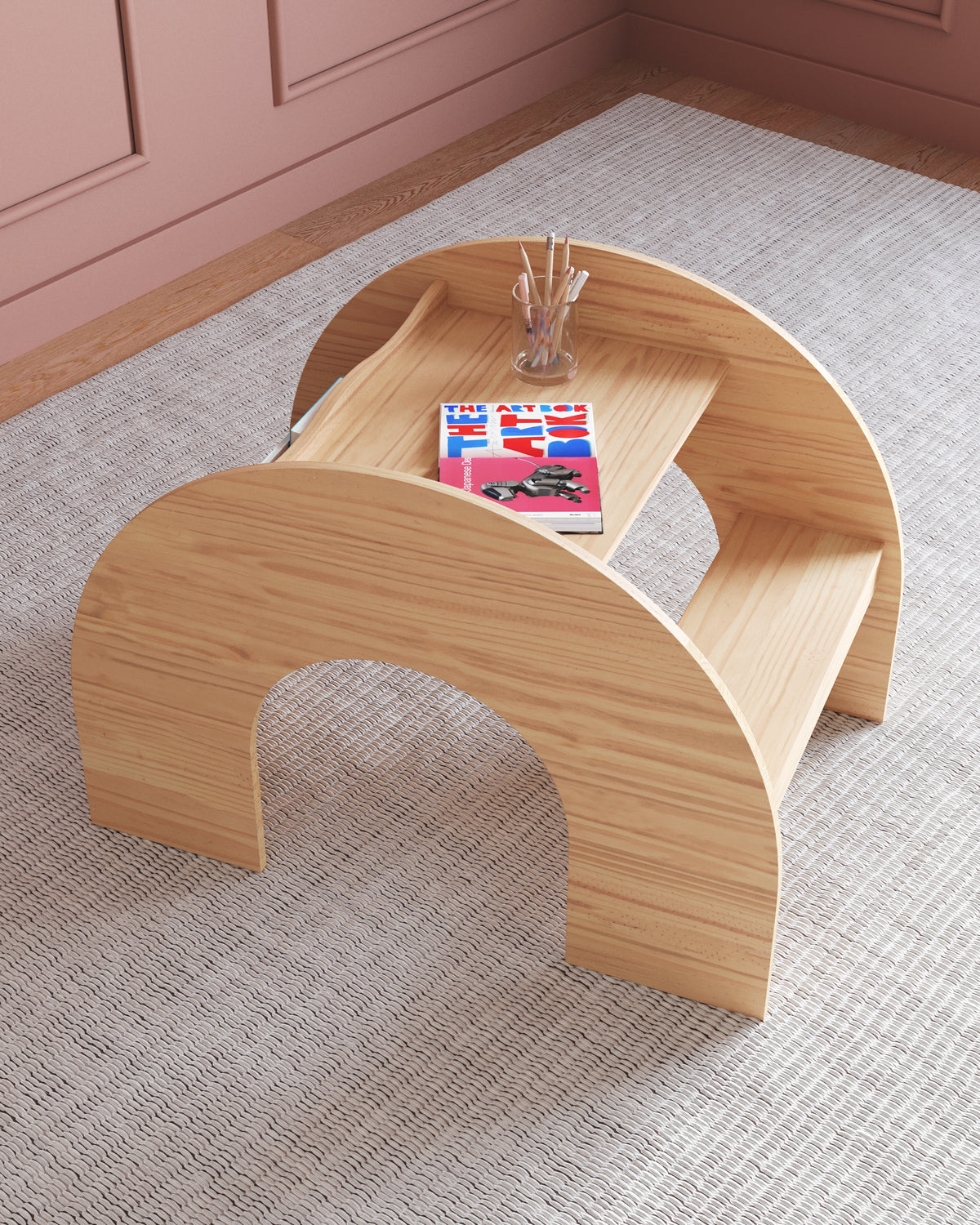 Arches Bookshelf Desk | Nestig