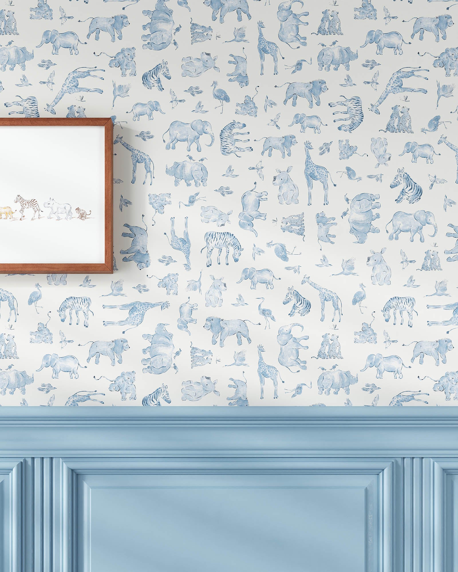 Watercolor Safari Wallpaper | Nestig
