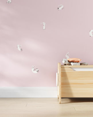 Bouncing Bunny Wallpaper | Nestig