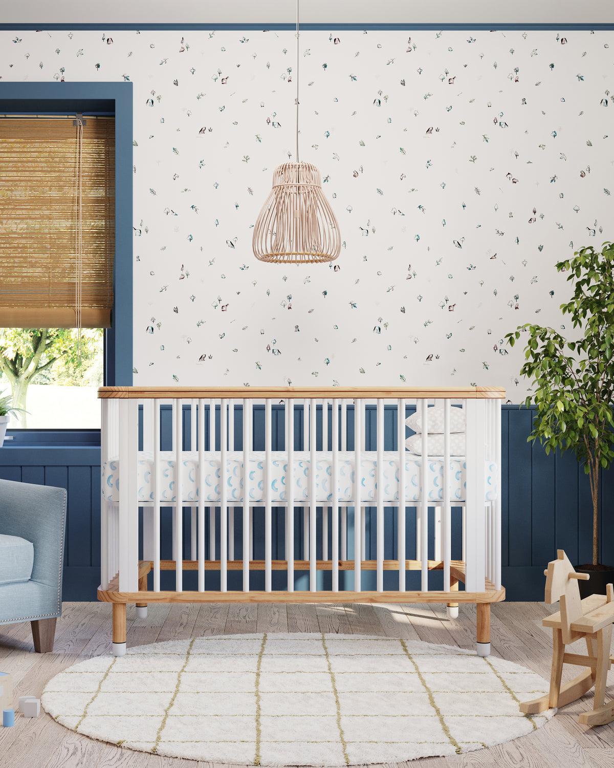 The Cloud Crib | Modern Convertible Crib | Nestig