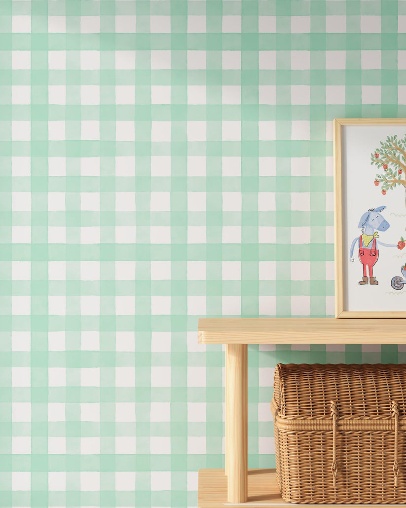 Gingham Wallpaper – Nestig