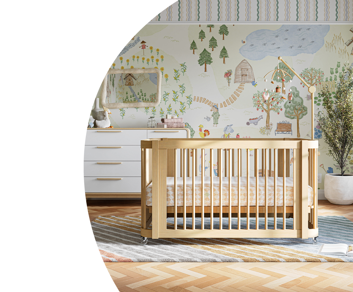 Convertible Cribs | Nursery Rugs, Sheets, & More | Nestig