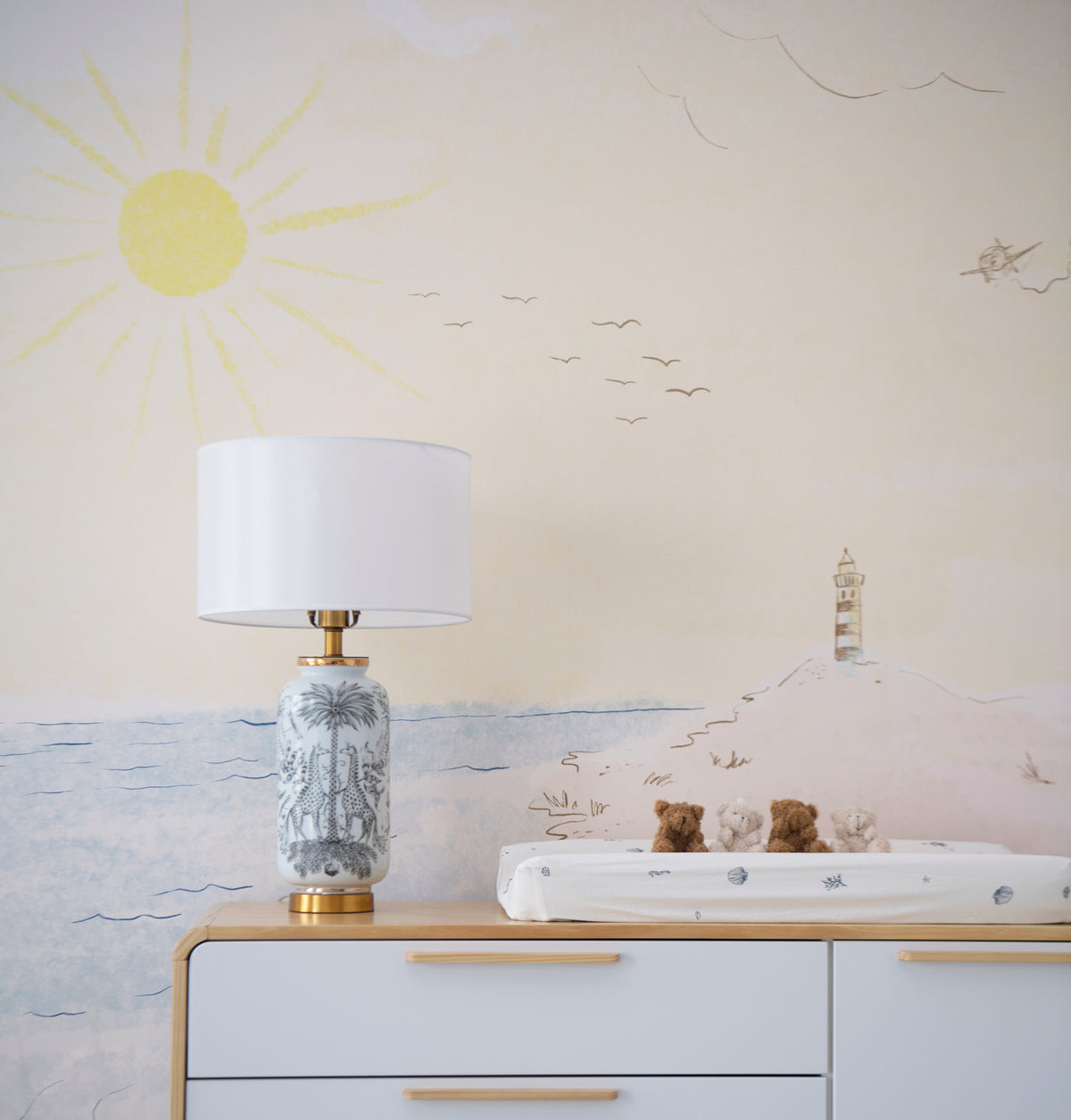 Morning Light Wall Mural | Nestig x Lindsay Lohan
