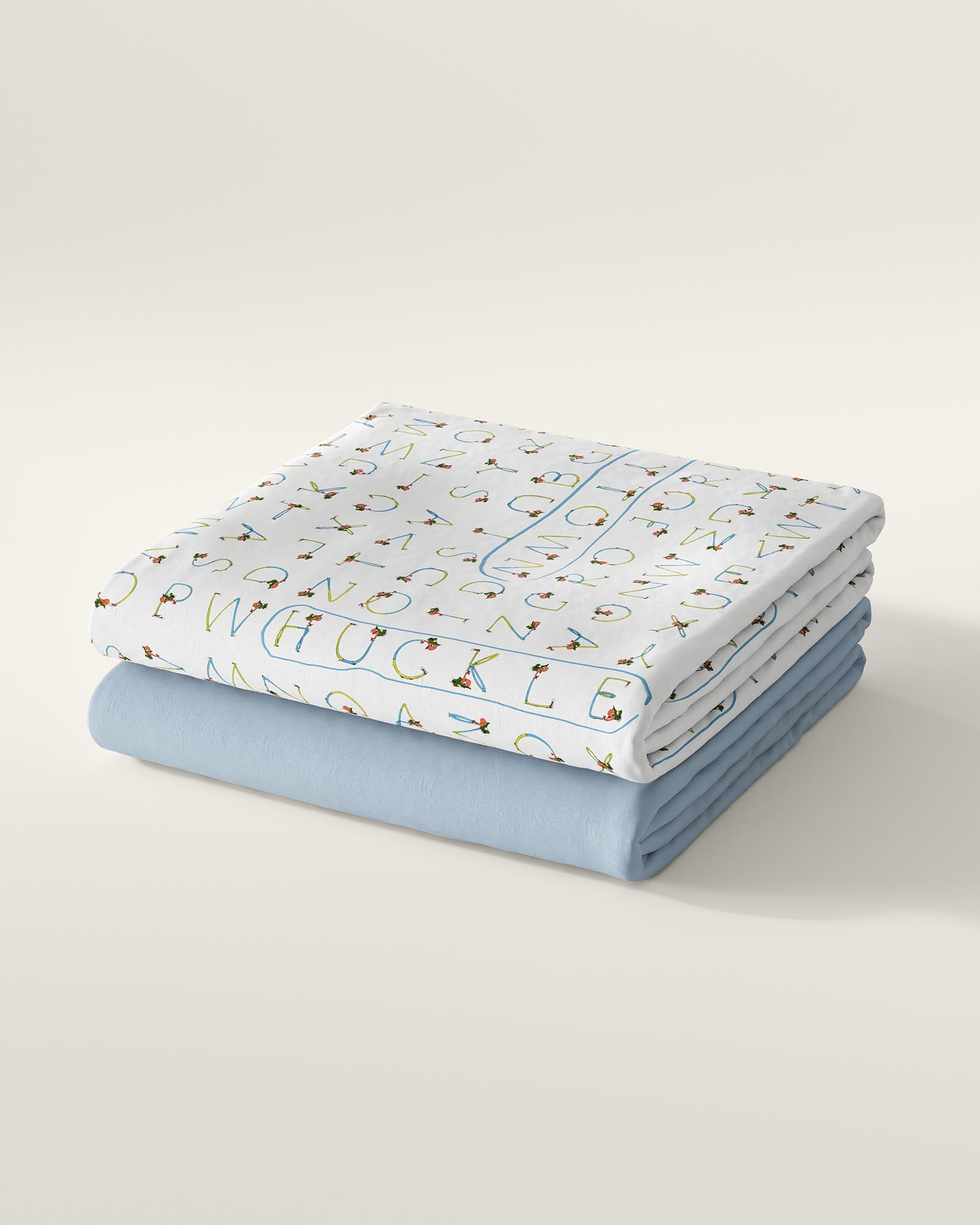 Lowly Worm Word Search Crib Sheet Set | Richard Scarry x Nestig