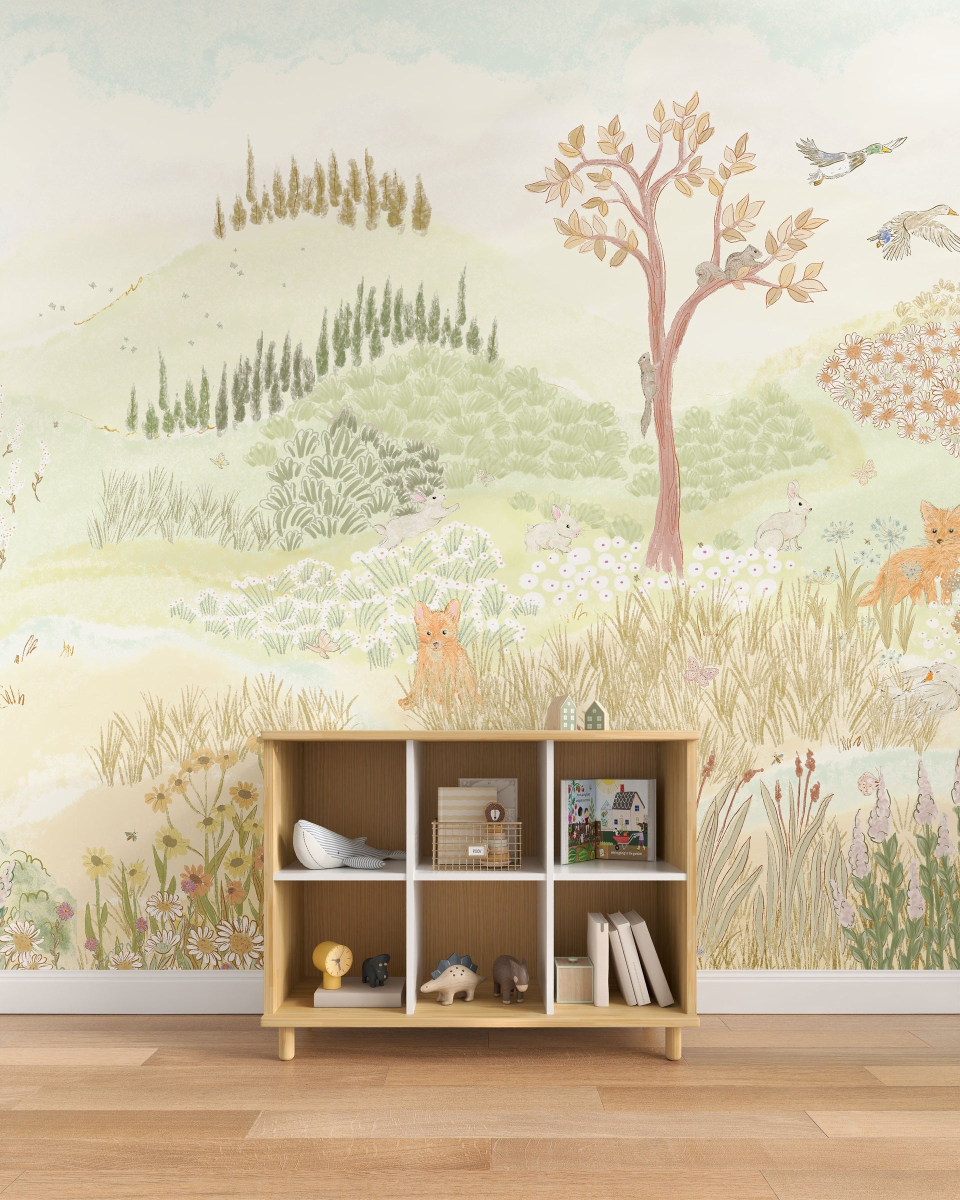 Rolling Meadow Wall Mural | Nestig