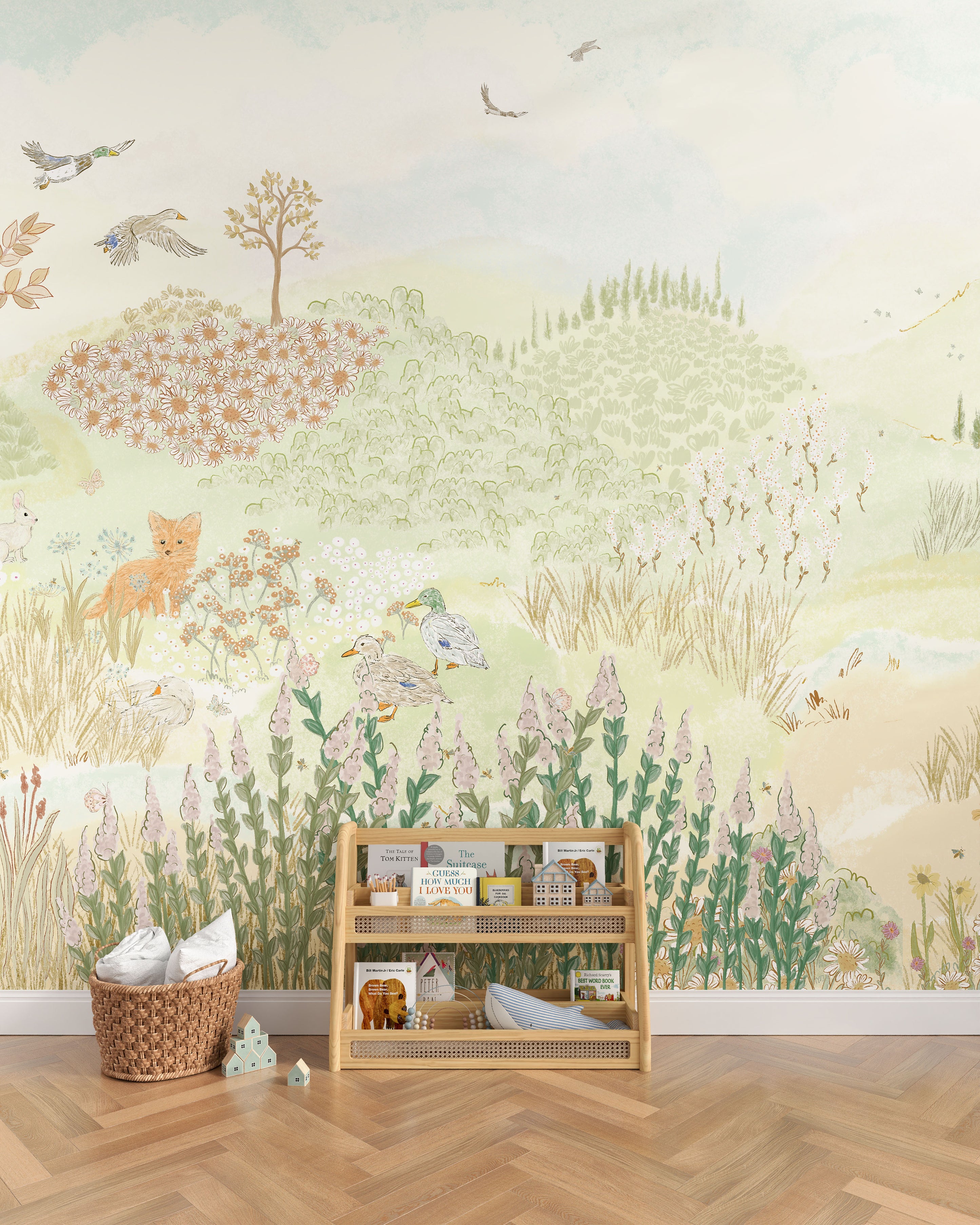 Rolling Meadow Wall Mural | Nestig