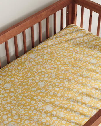 Bloom Sheet Set | Organic Crib Sheets | Nestig