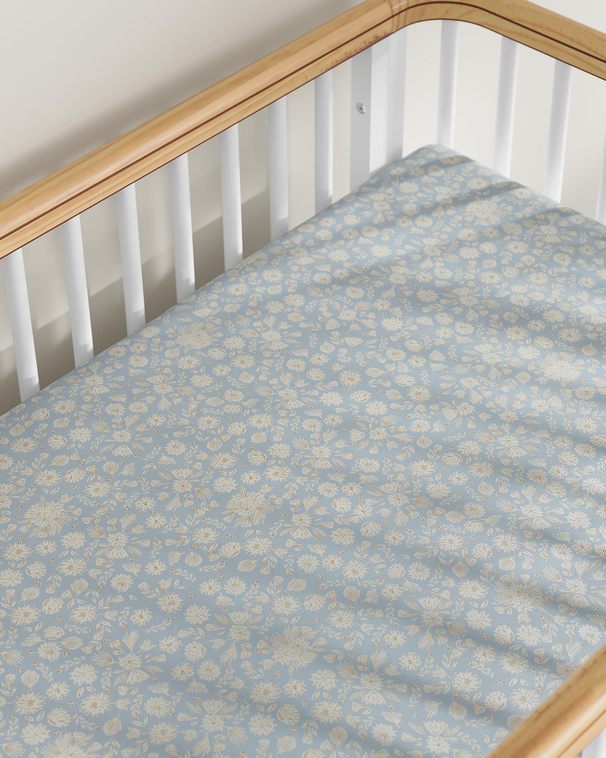 Bloom Sheet Set | Organic Crib Sheets | Nestig