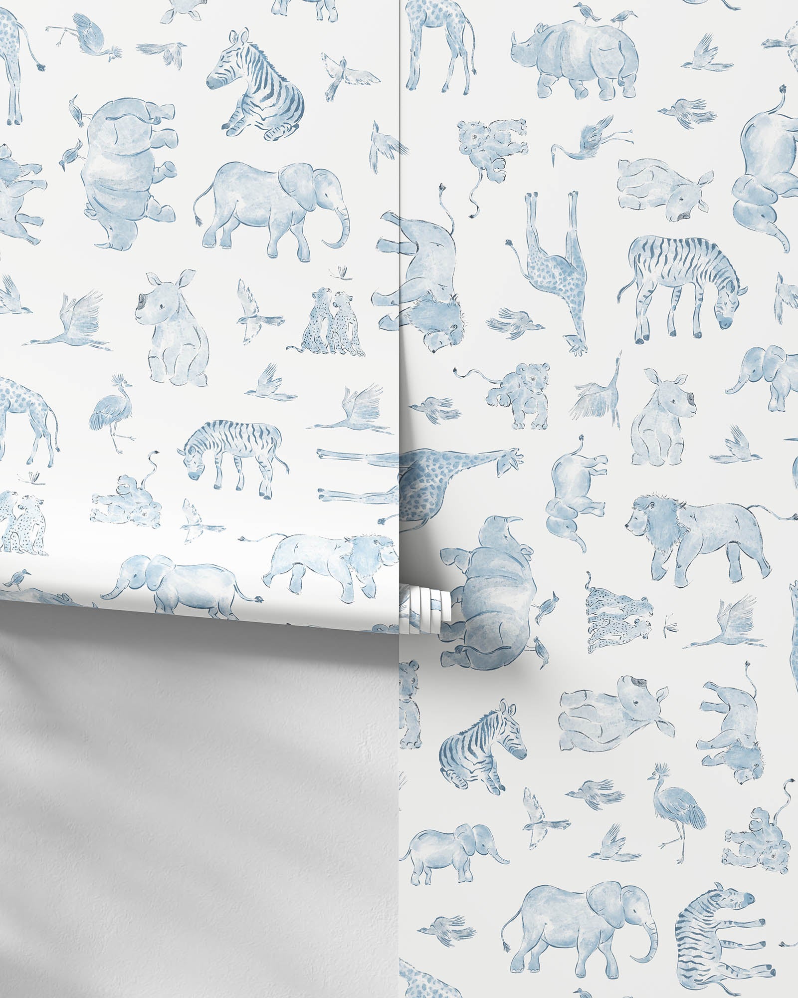 Watercolor Safari Wallpaper | Nestig