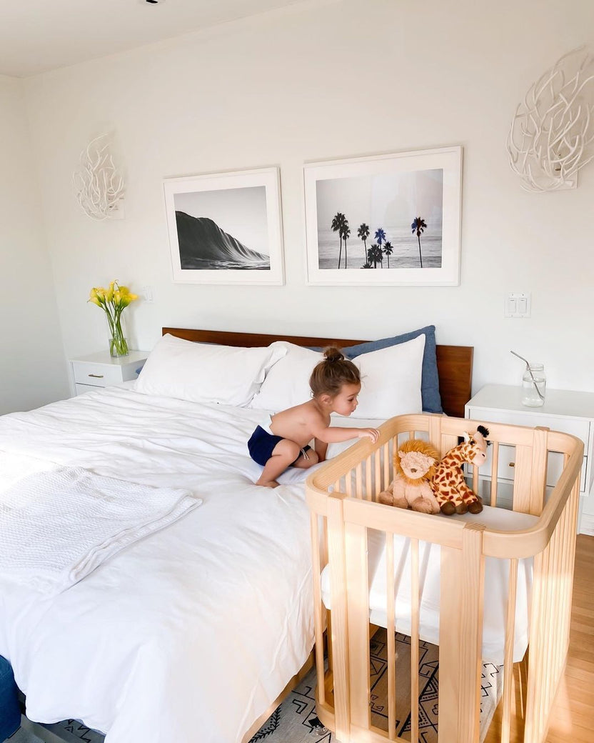 The Wave Crib | Convertible Crib To Toddler Bed | Nestig