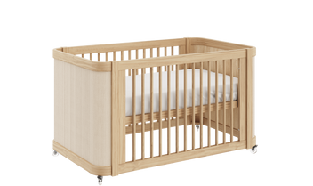 The Island Wave Crib | Convertible Crib to Toddler Bed | Nestig