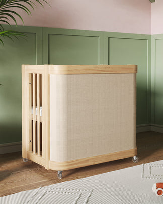 The Island Wave Crib | Convertible Crib to Toddler Bed | Nestig