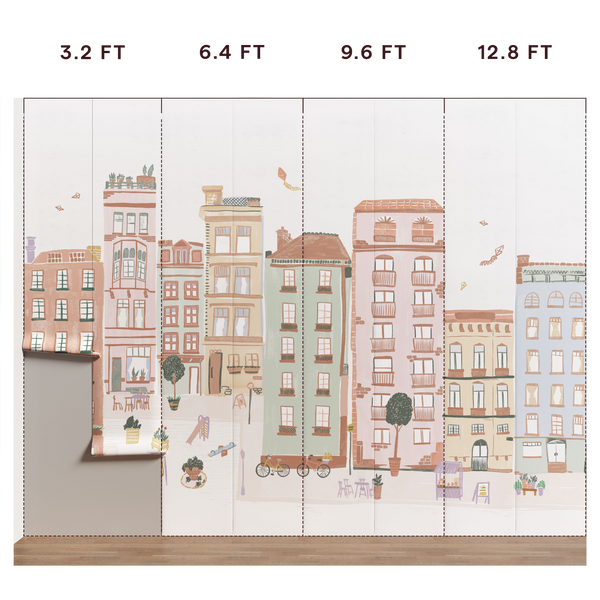 Block Party Wall Mural