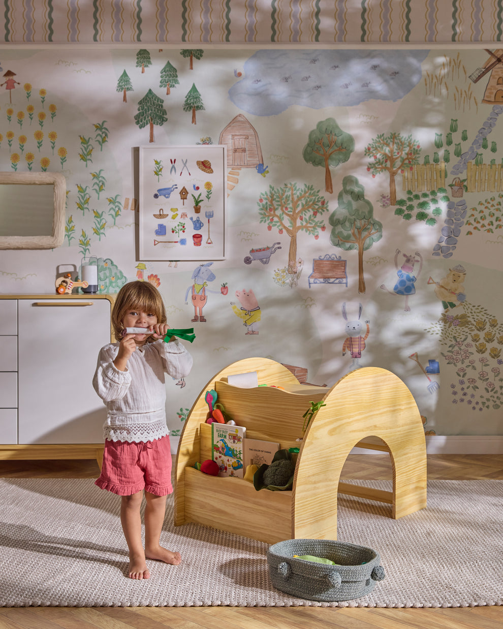 Arches Bookshelf Desk | Nestig