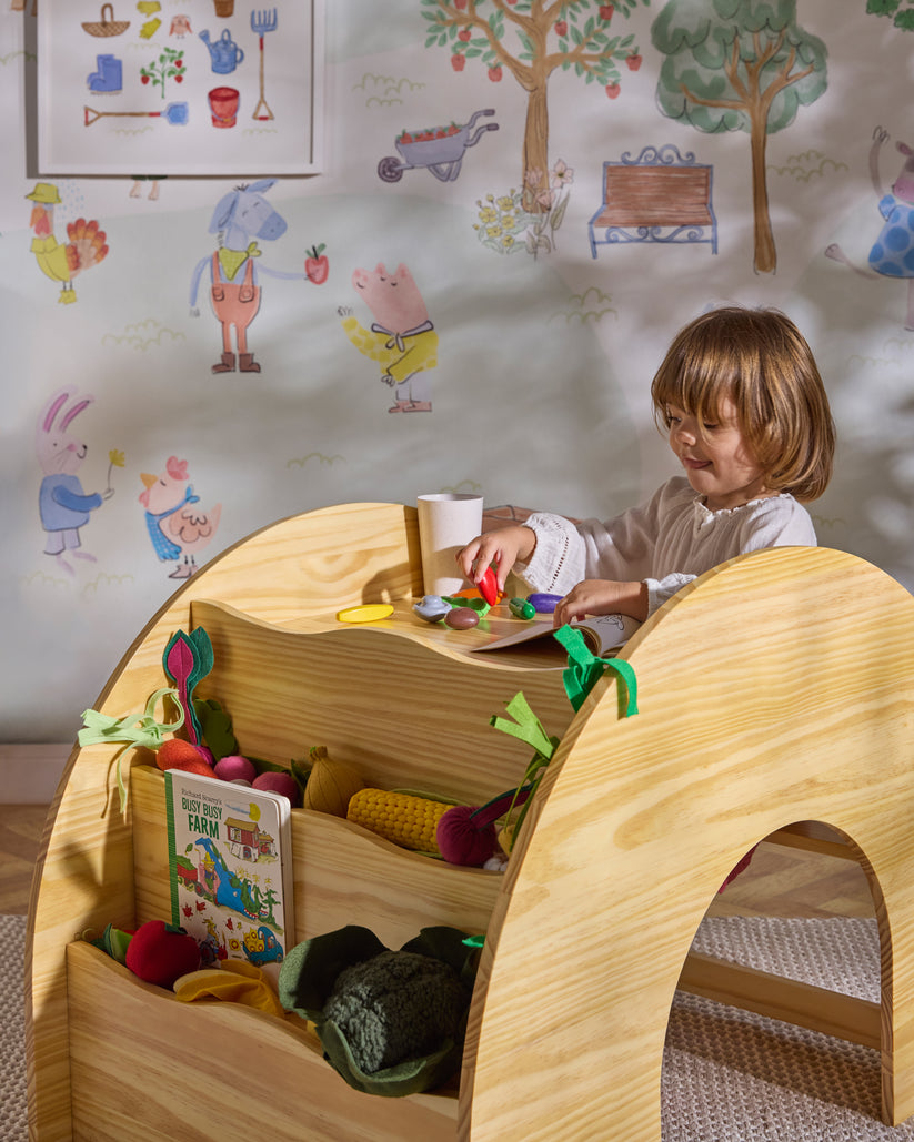 Arches Bookshelf Desk | Nestig