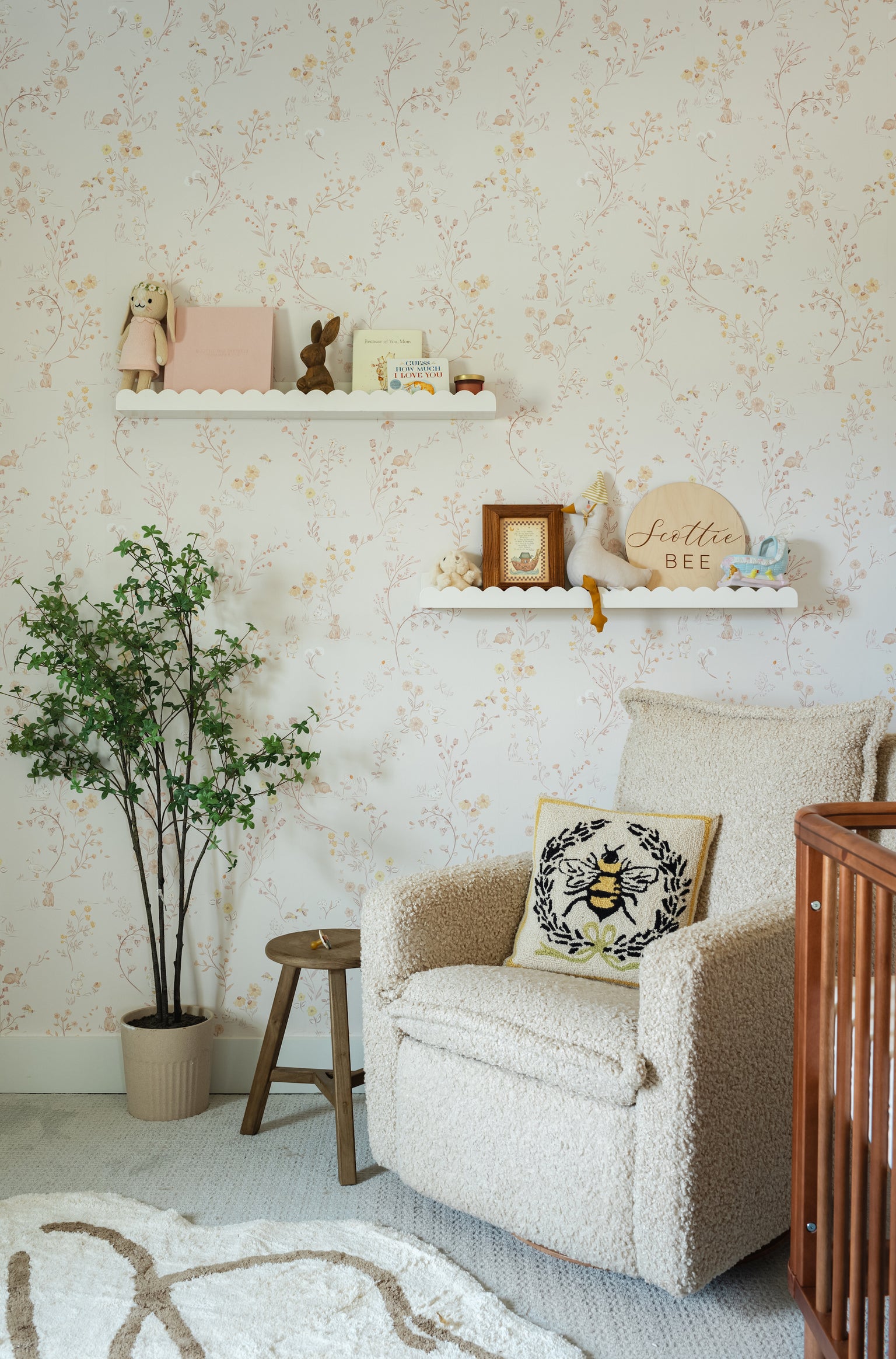 Inside Allison Kuch's Garden Nursery for Baby Scottie Bee