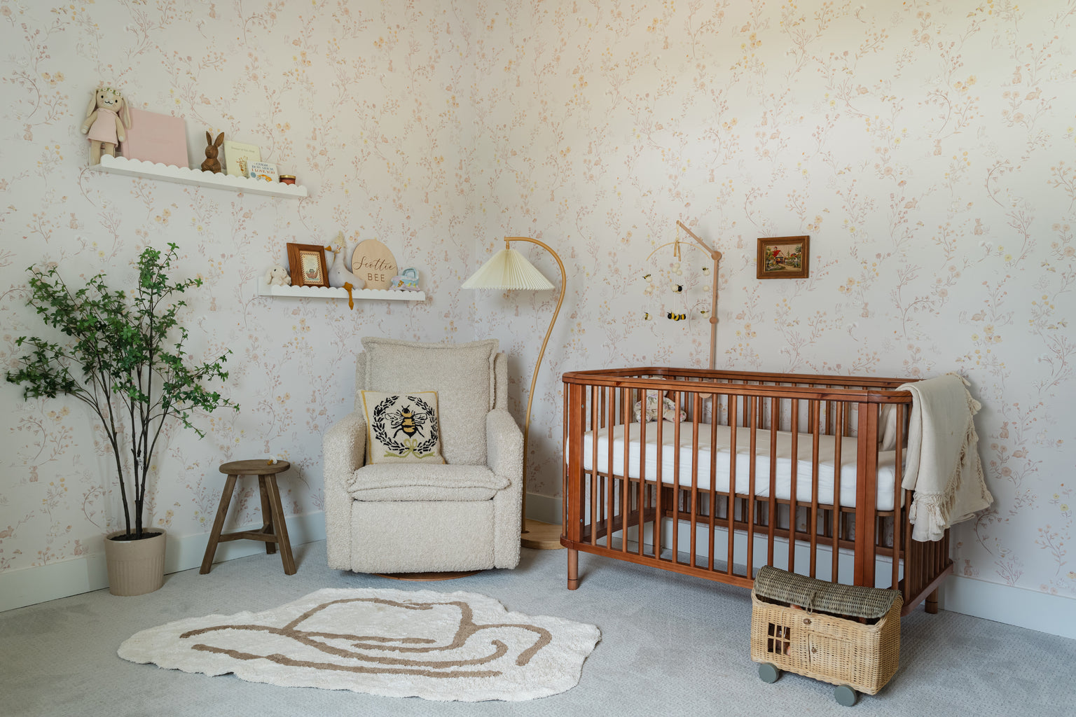 Inside Allison Kuch's Garden Nursery for Baby Scottie Bee