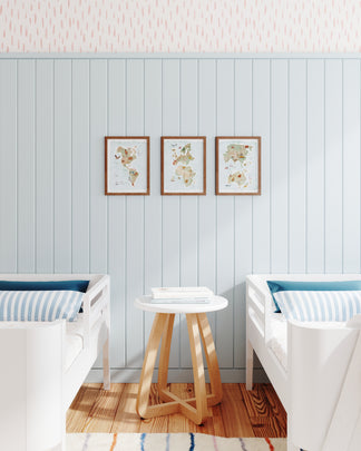 Our World Framed Wall Art Set | Nestig