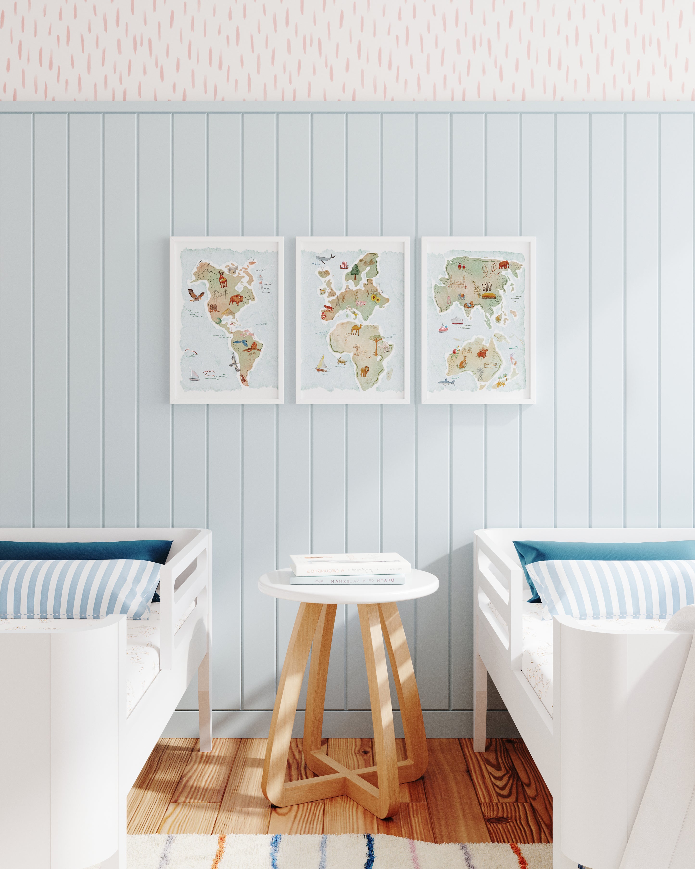 Our World Framed Wall Art Set | Nestig