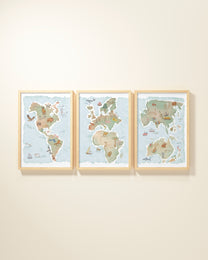 Our World Framed Wall Art Set | Nestig