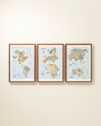 Our World Framed Wall Art Set | Nestig