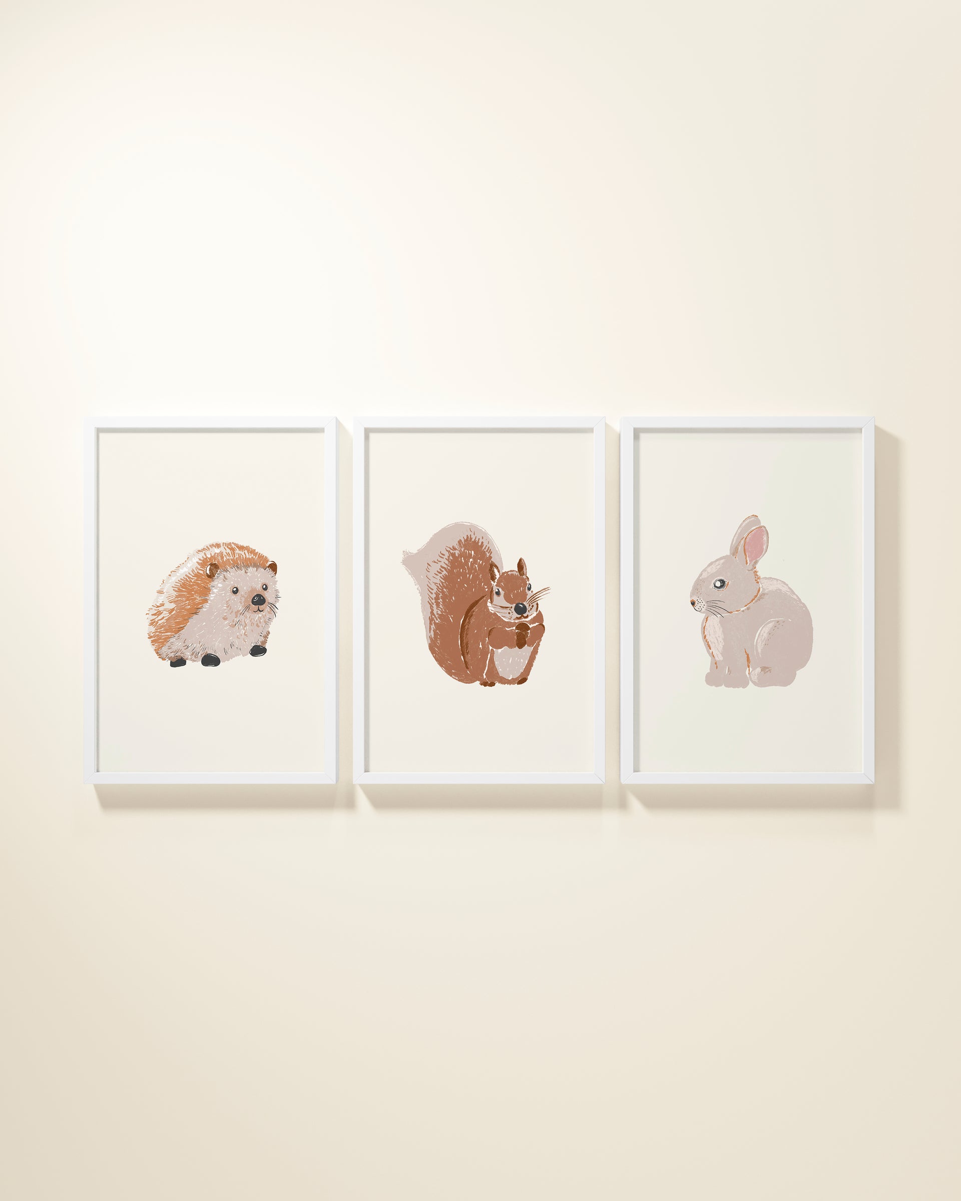 Woodland Animals Framed Wall Art | Nestig
