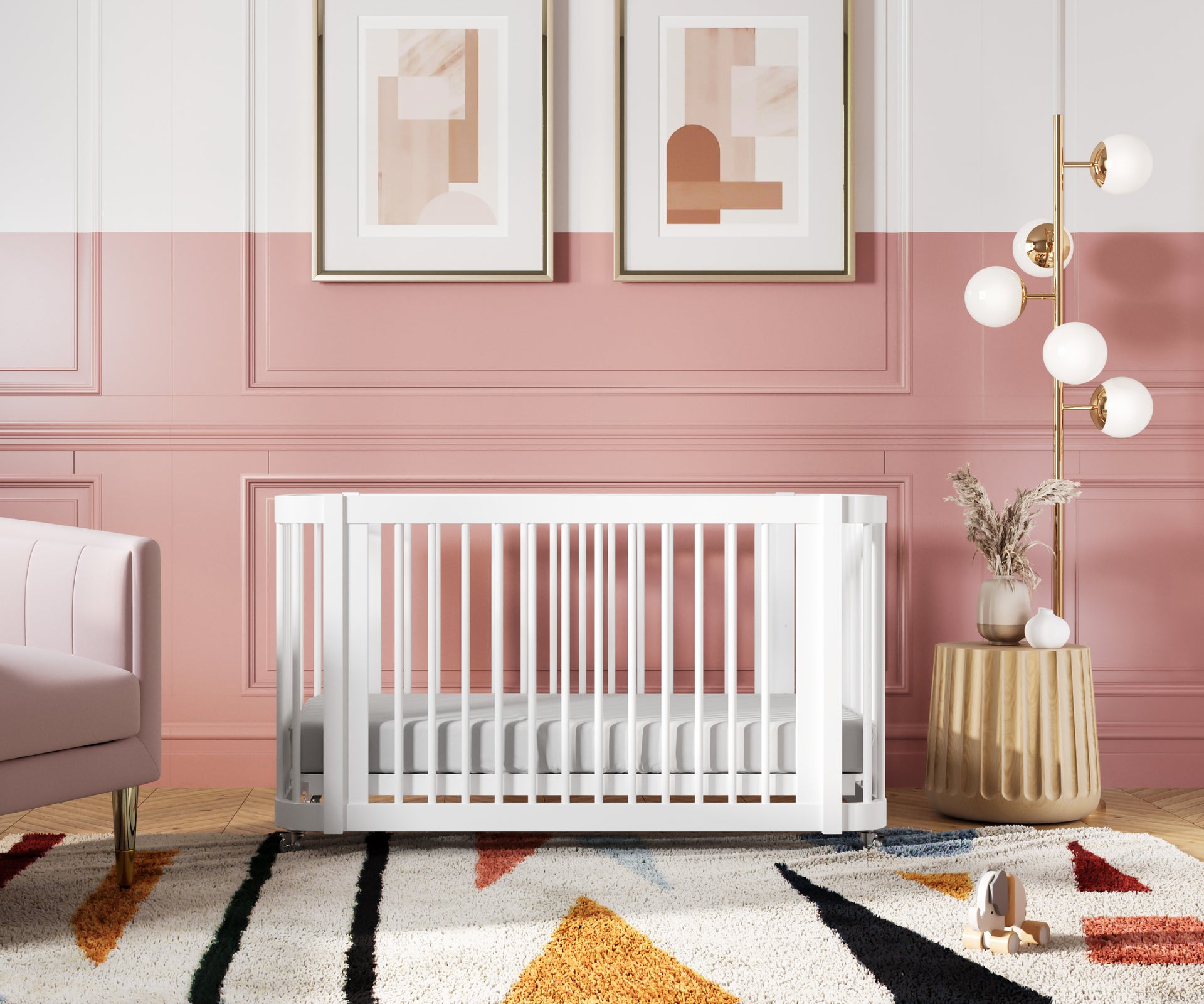 The Wave Crib | Convertible Crib To Toddler Bed | Nestig